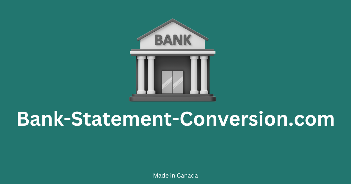 Accurate Bank Statement Converter from PDF to CSV, QBO, Excel or OFX